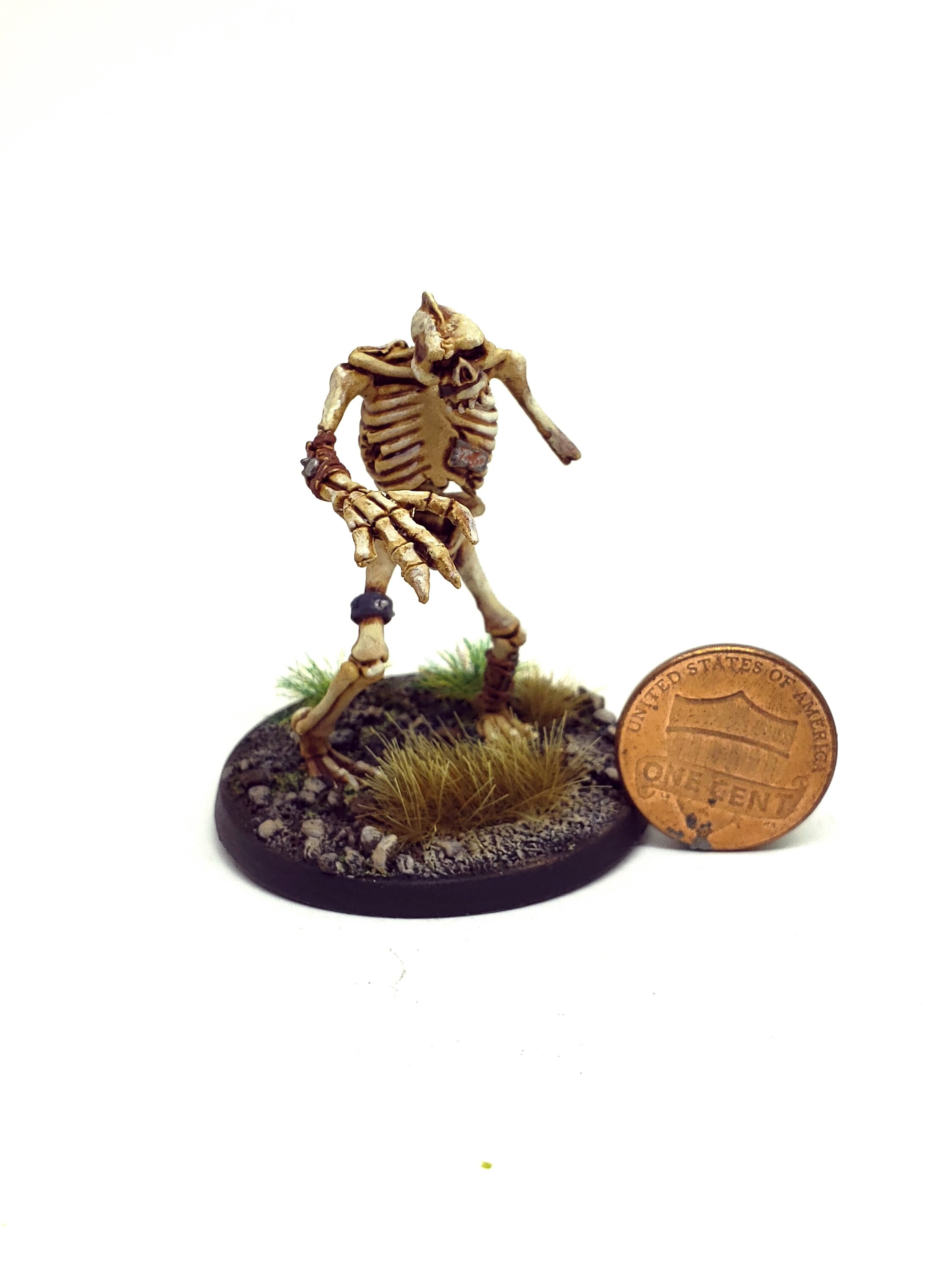 Battered Skeletal Troll Painted Mini by Wizards of the Coast for Rpgs ...