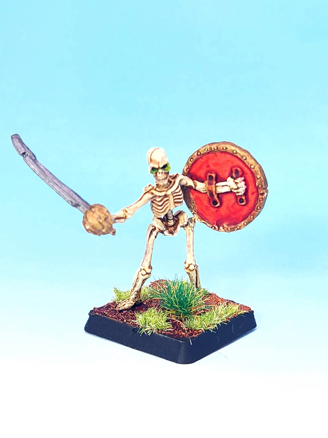Skeleton Warrior Painted Mini by Reaper Miniatures Rpg Dnd - Etsy