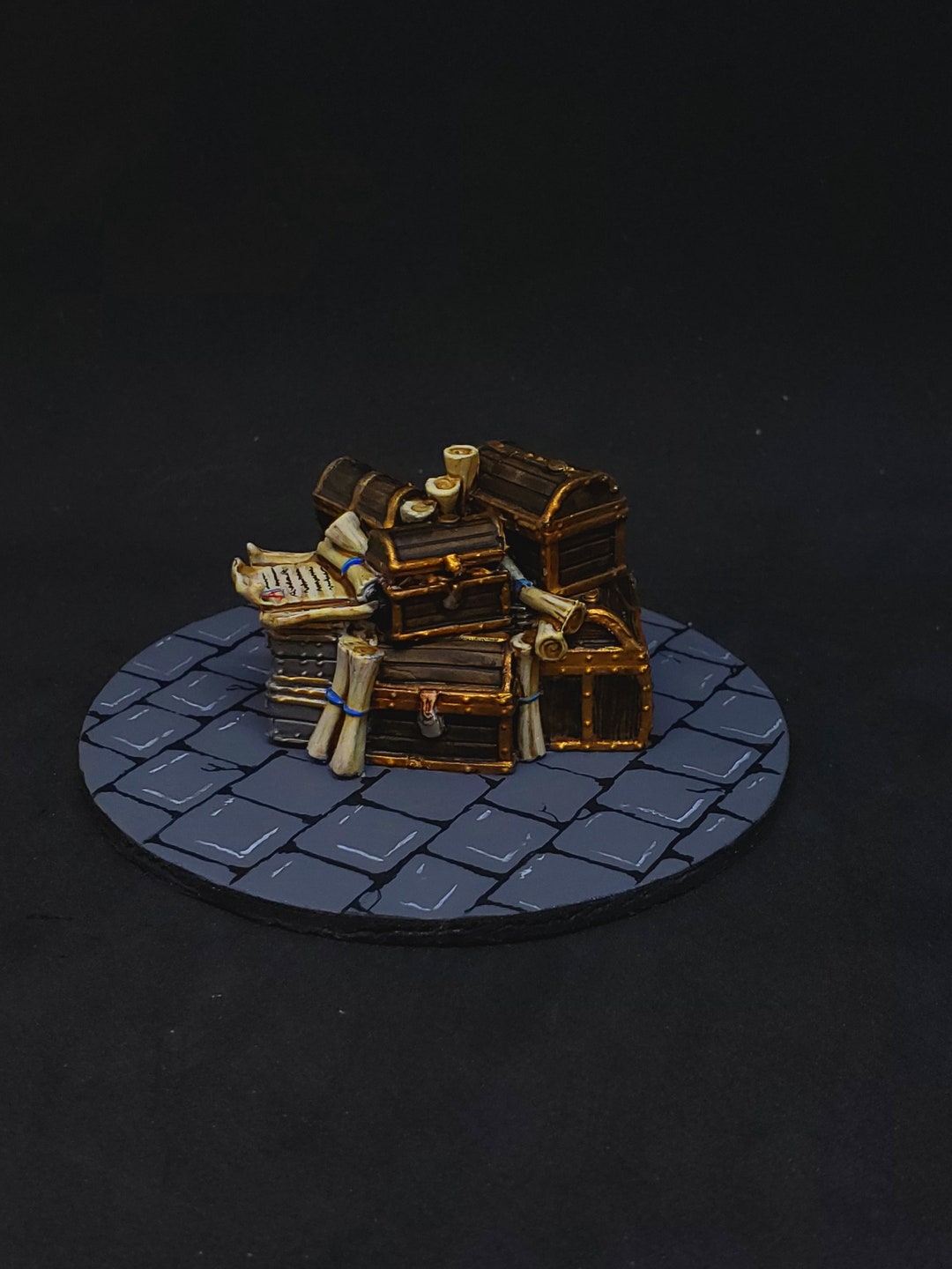 Treasure Chest Pile Painted Mini by Mantic Miniatures for Rpgs Like D&D ...