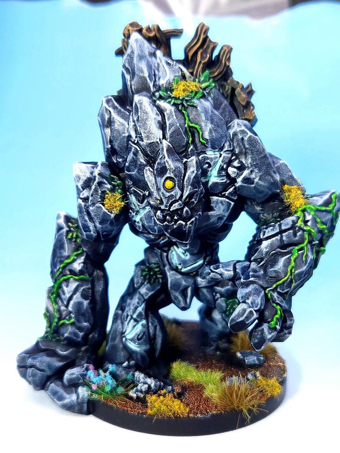 Earth / Stone Elemental by Dungeons and Lazers Miniatures Painted Minis ...