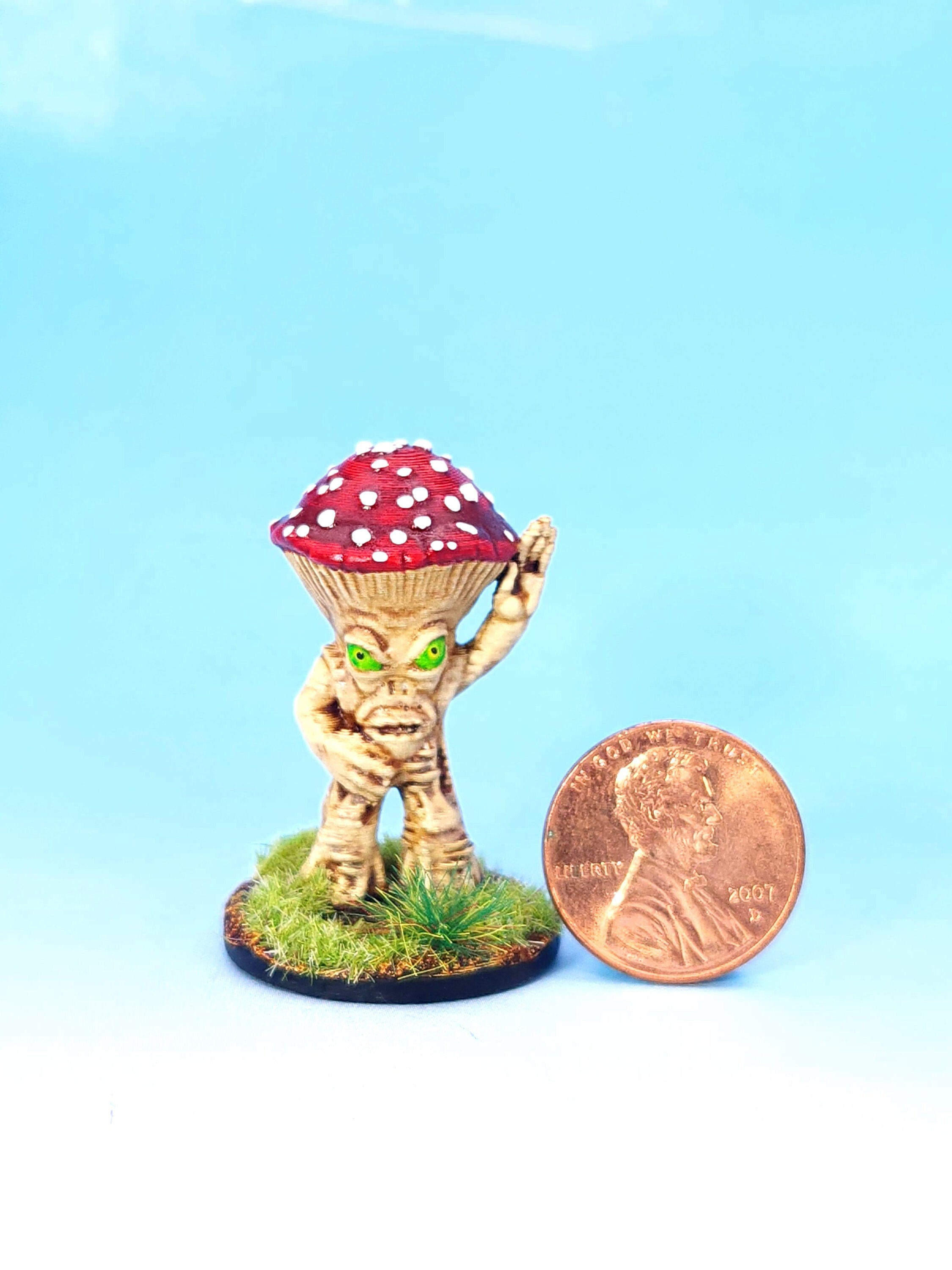 Myconid / Mushroom Man Repaint Painted Mini for Rpgs Like D&D - Etsy