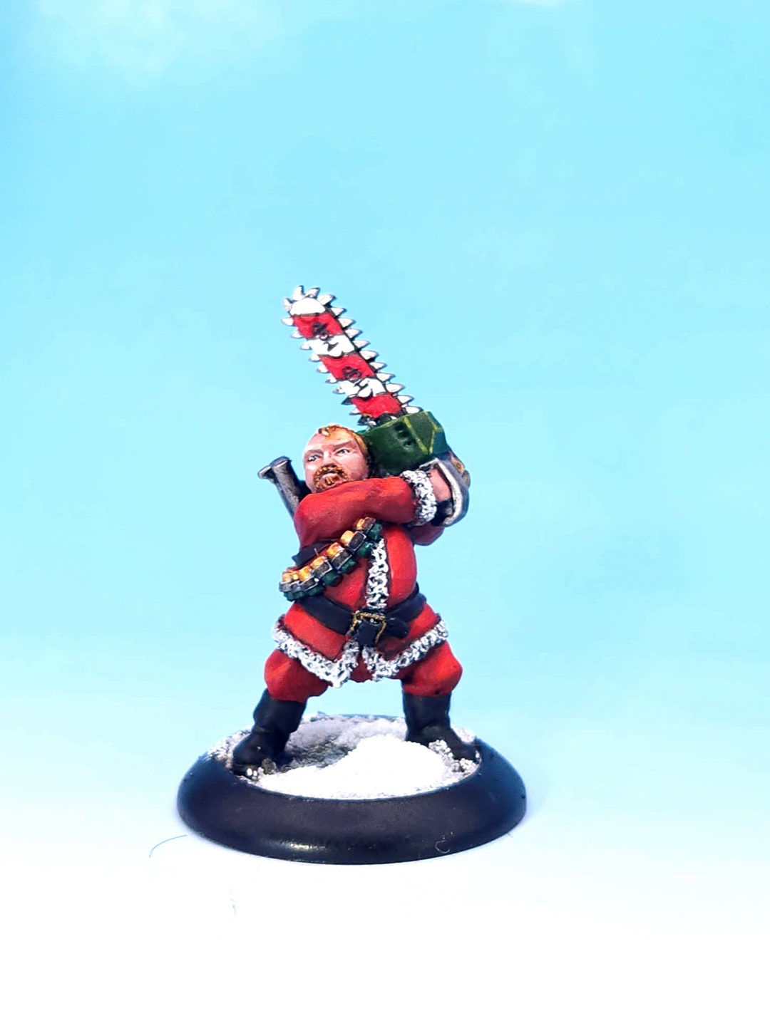 Santa Claus Painted Mini for Fearless by Excalibur Miniatures OOP Sci ...
