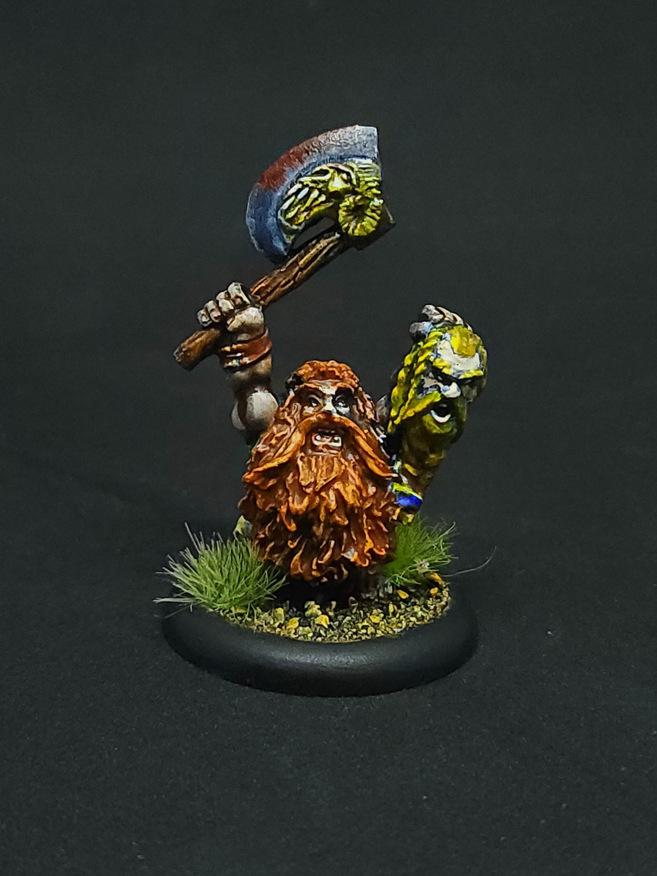 Dwarf Warrior Painted Mini by Miniatures for Rpgs Like D&D - Etsy
