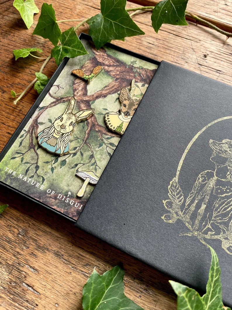 The Nature of Disguise Luxury Enamel Pin Box Set - Etsy