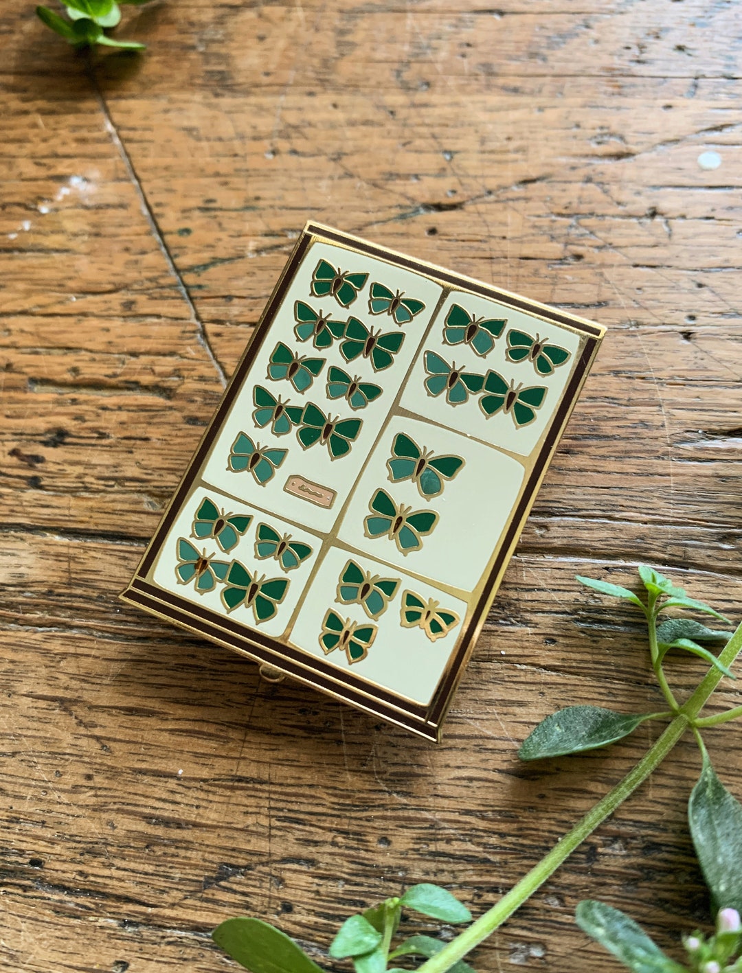 Butterfly Tray Enamel Pin Badge | Entomology Taxidermy Cabinet of ...