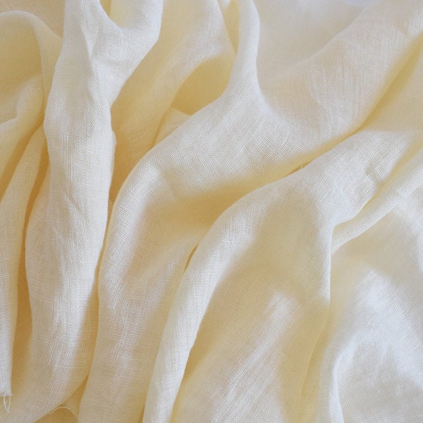 Sheer Linen Fabric - Etsy