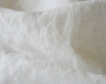Softened White Linen Fabric HEAVY Thick Soft Linen 330 GSM - Etsy