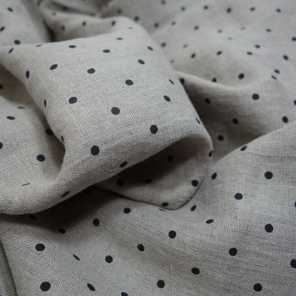 Polka Dot Linen - Etsy