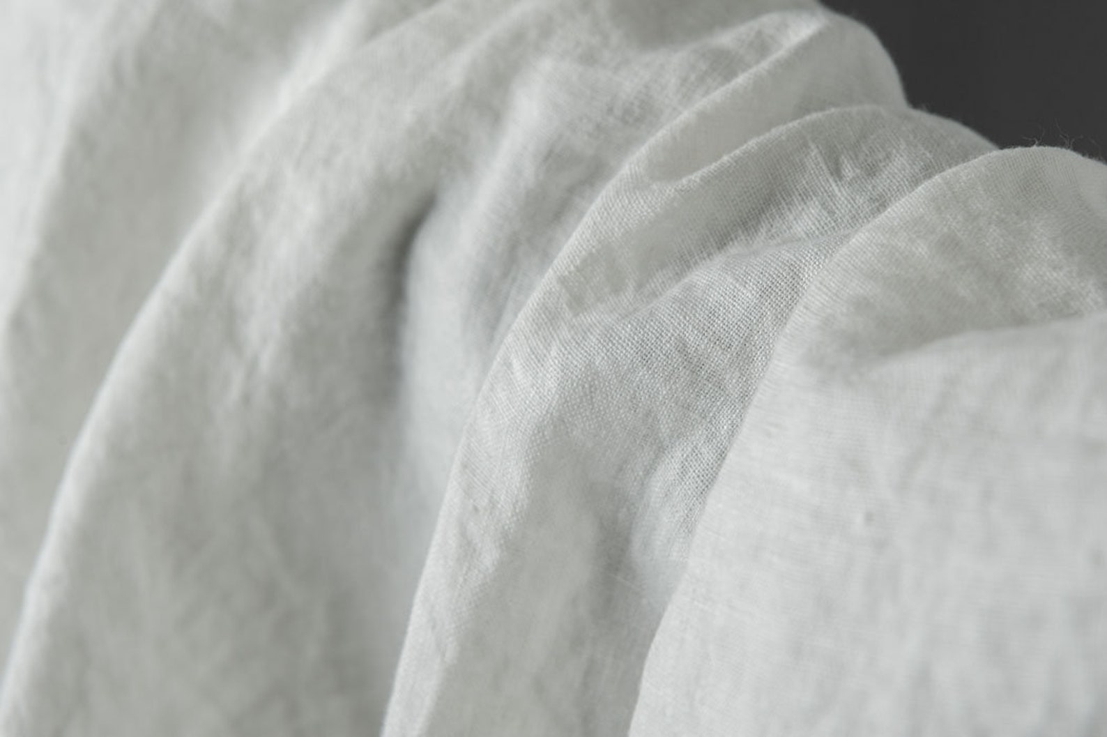 Softened White Linen Fabric QUITE HEAVY Thick White Linen - Etsy