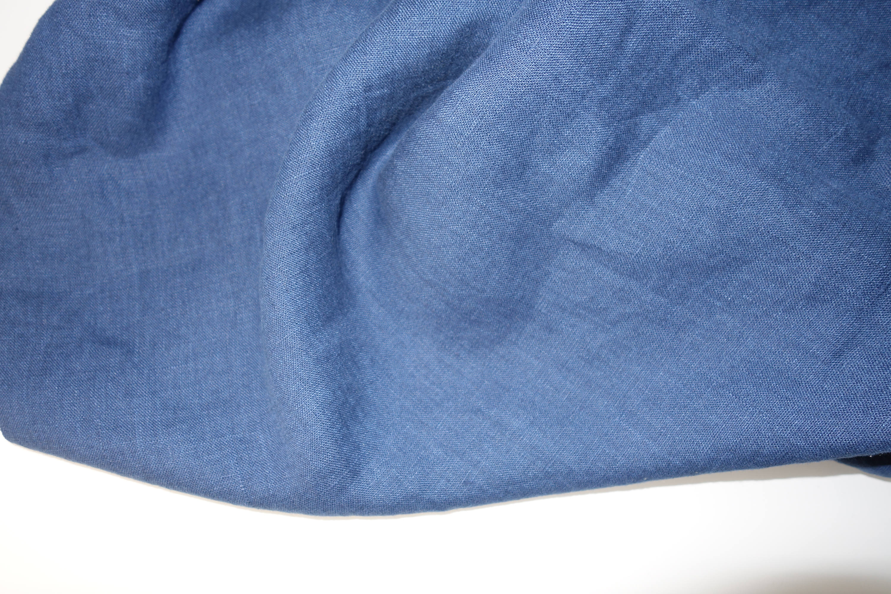 Linen Fabric Washed Linen 190gsm Blue Color. Linen Fabric | Etsy