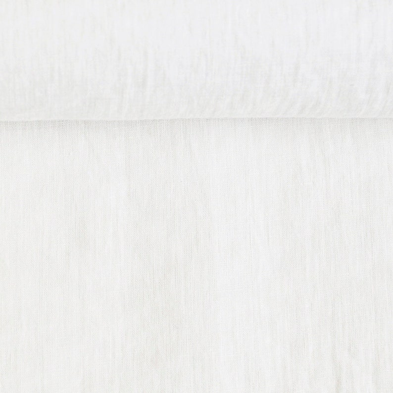 Softened White Linen Fabric QUITE HEAVY Thick White Linen - Etsy