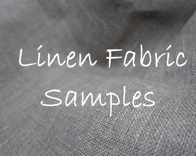 Pure Linen Fabrics Swatches Set of Samples - Etsy Canada