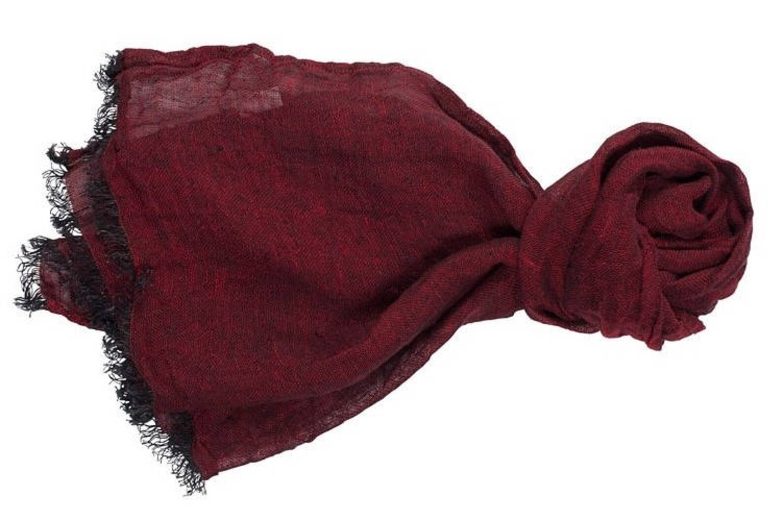 Dark Burgundy Linen Scarf, Pure Linen Shawl, Women Scarf, Men Scarf ...