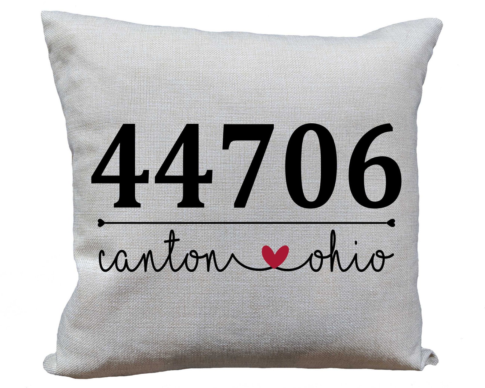 Personalized Zip Code Pillow Real Estate Closing Gift - Etsy
