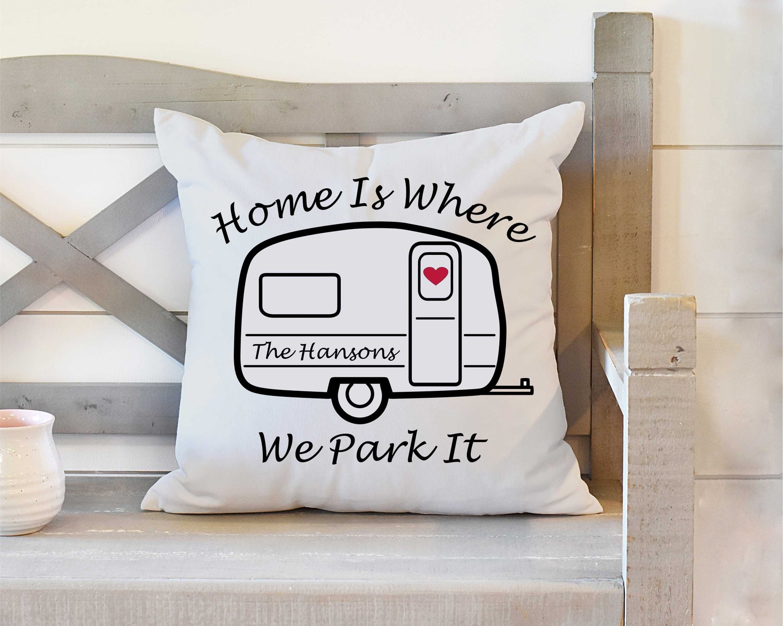 Personalized RV Pillow RV Decor Travel Trailer Decor RV - Etsy
