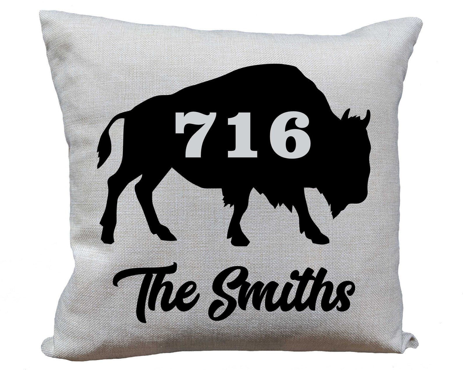 Buffalo NY 716 Pillow, Buffalove Decor, Buffalo Decor, Buffalo New York ...