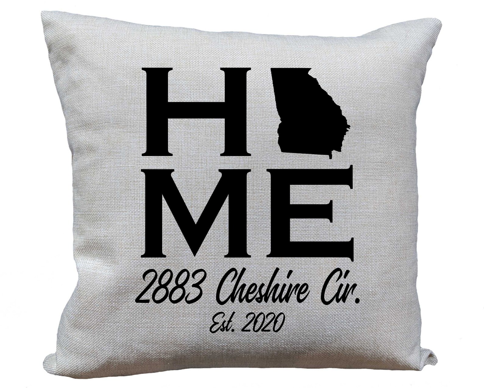Any State Pillow, Home State Pillow, House Warming Gift, Realtor ...
