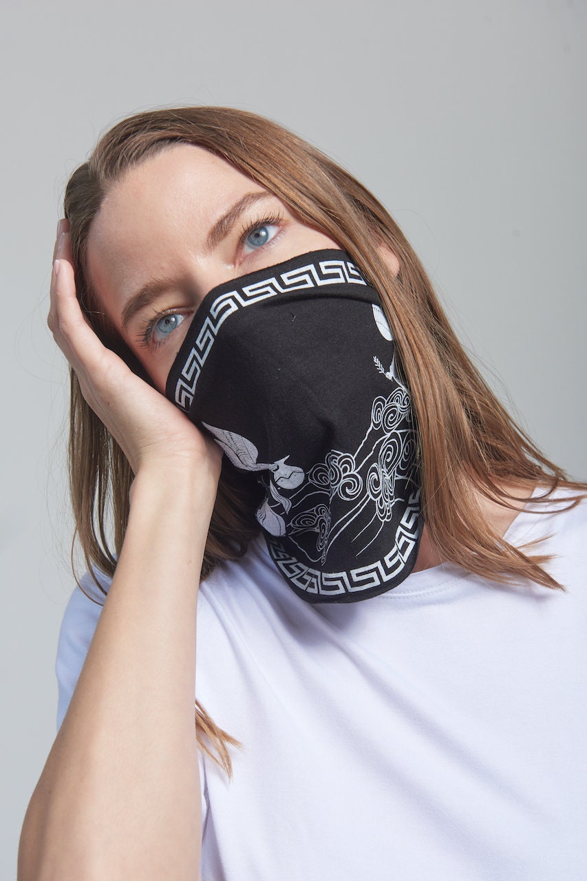 Angeles Designer Face Mask Quarantine Neck Gaiter Angels - Etsy