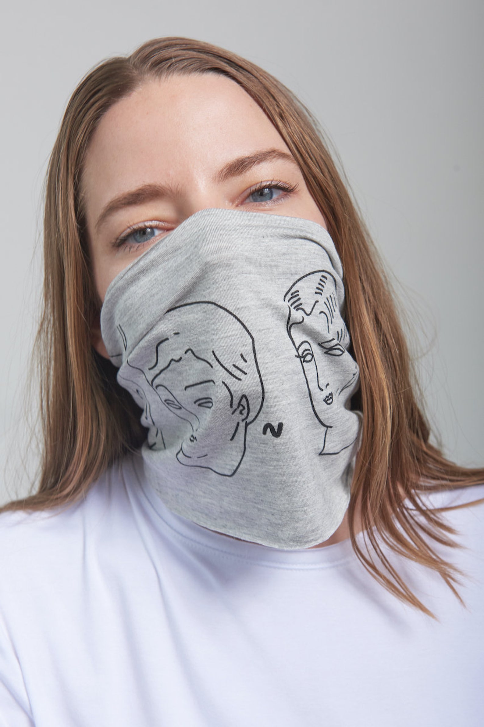 Designer Face Mask Print Aesthetic Mask Multi Use Headband | Etsy