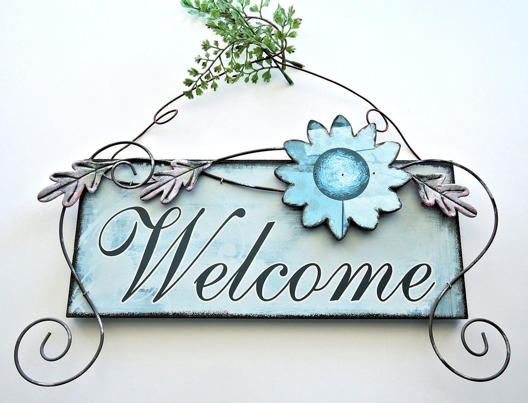 Warm Welcome Sign Cross Stitch Pattern - Etsy