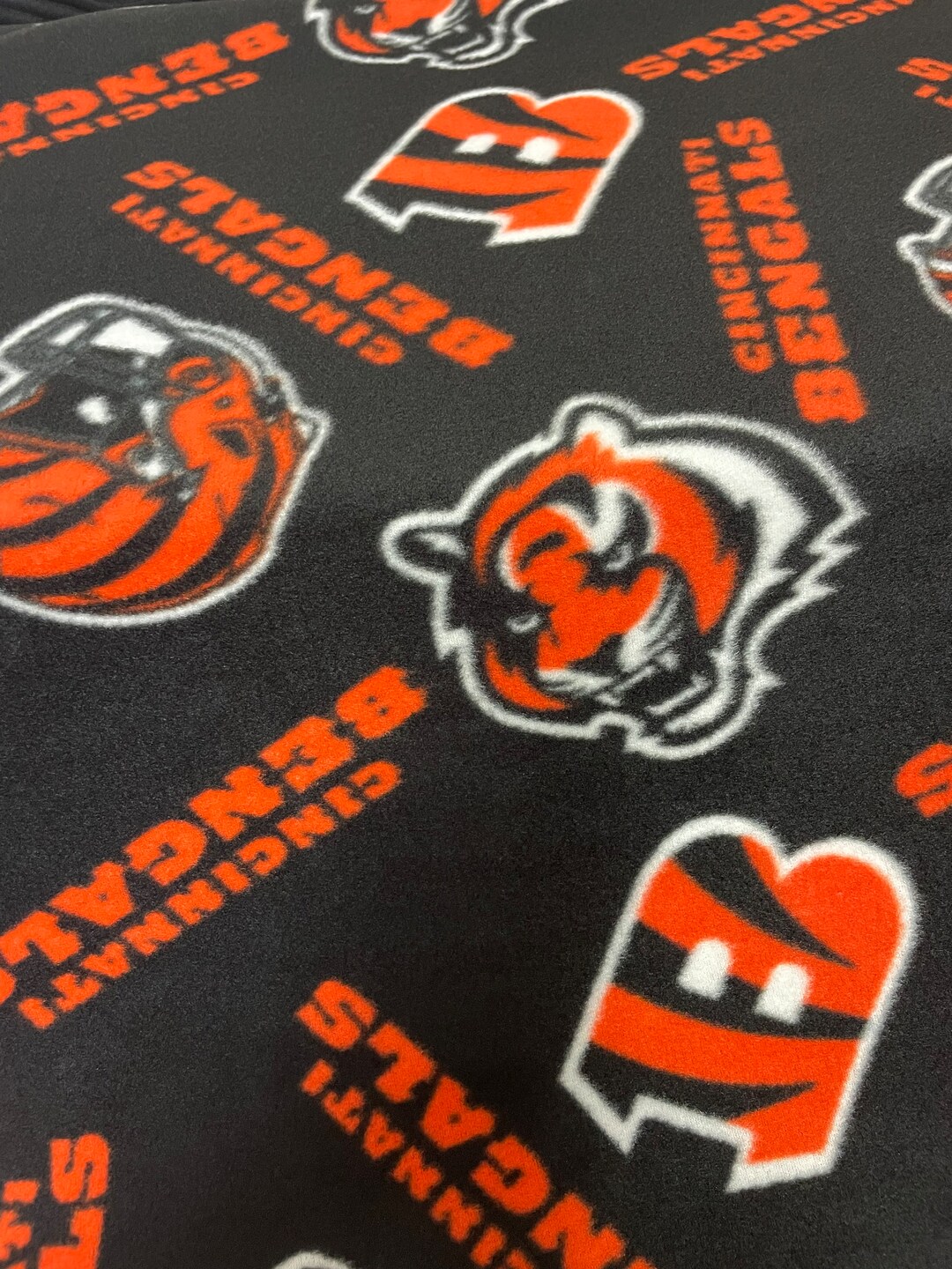 Golf Cart Seat Cover Cincinnati Bengals Fleece Cover - Etsy