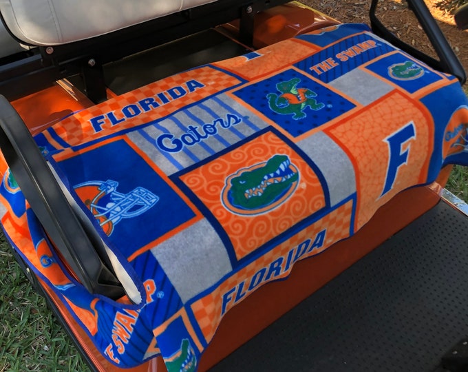 Golf Cart Seat Cover Florida Gators Fleece Cover - Etsy