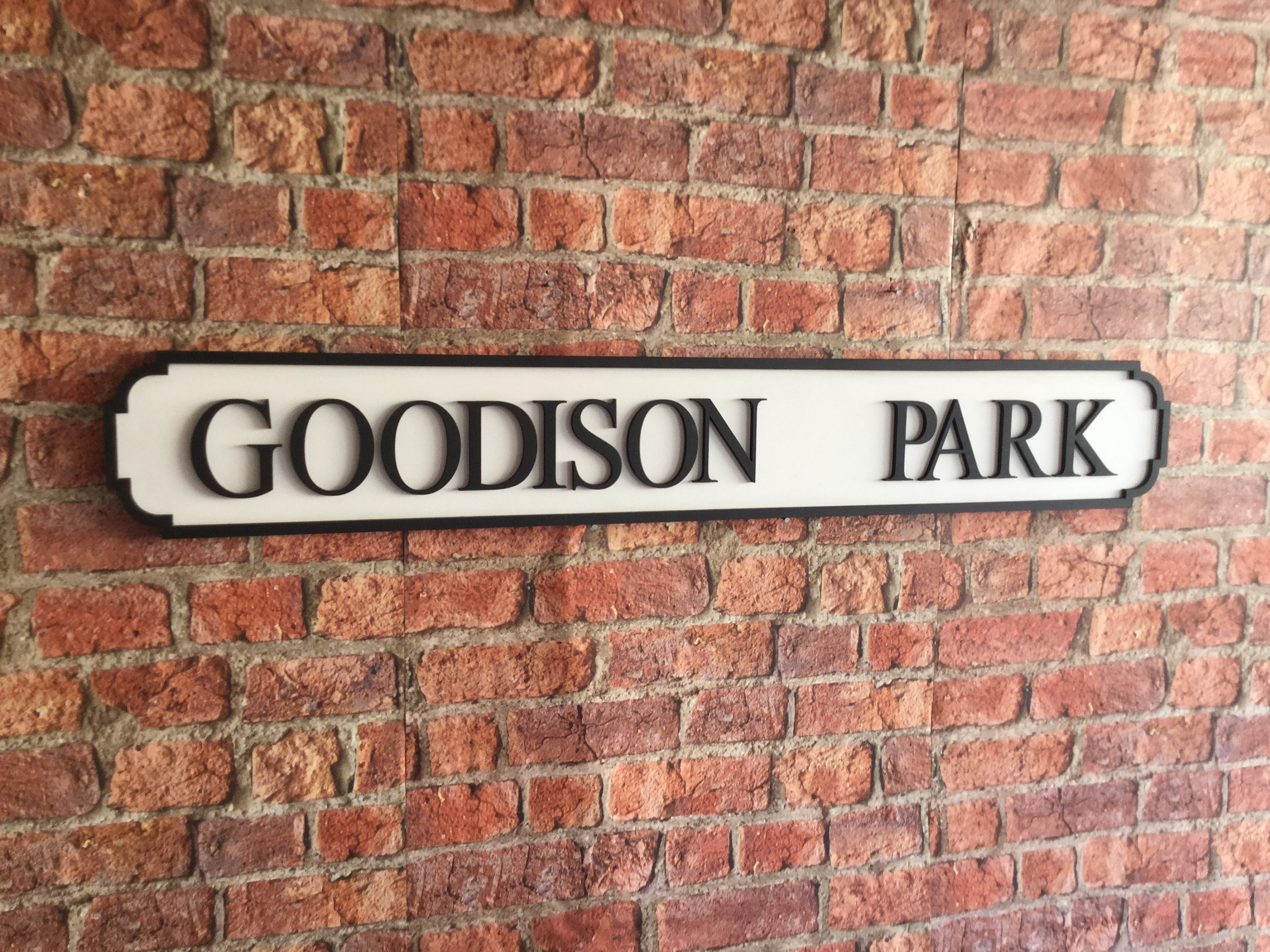 GOODISON PARK Vintage Wooden Street Road Sign - Etsy UK