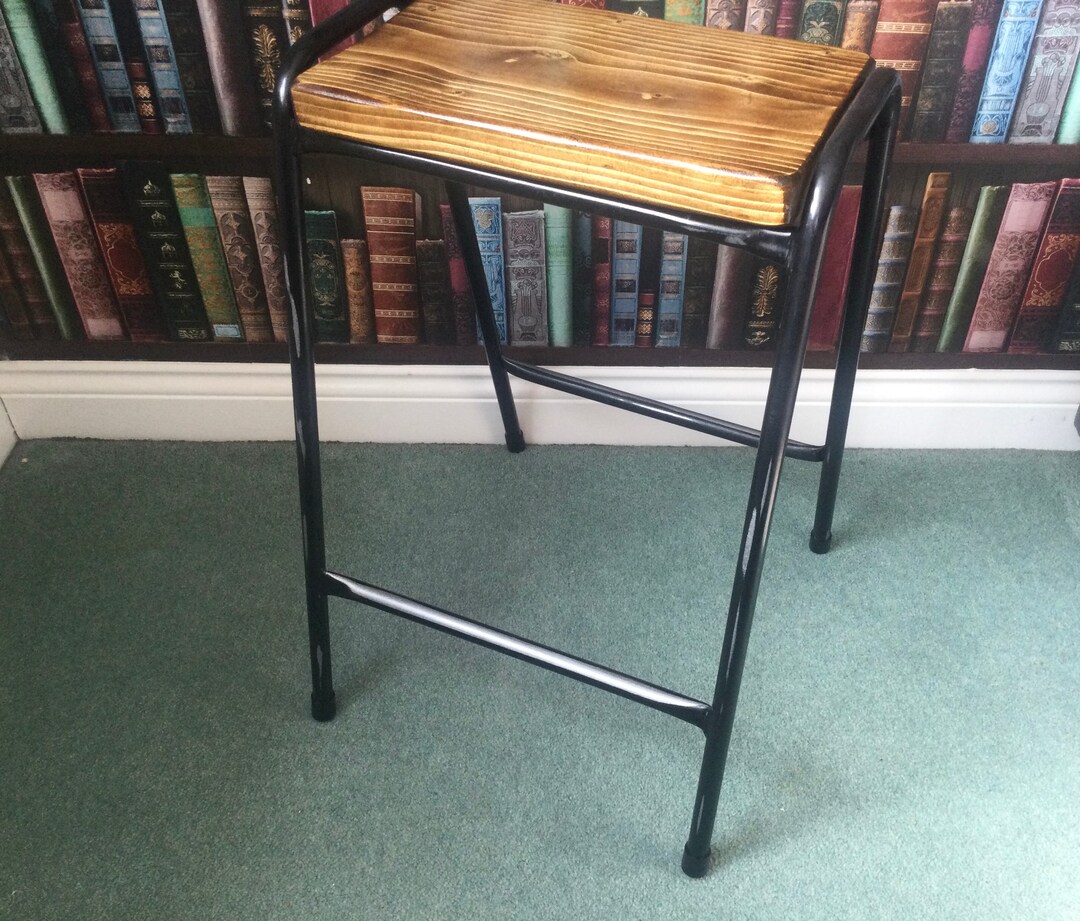 Vintage Industrial Science Lab Breakfast Kitchen Bar Stools - Etsy UK