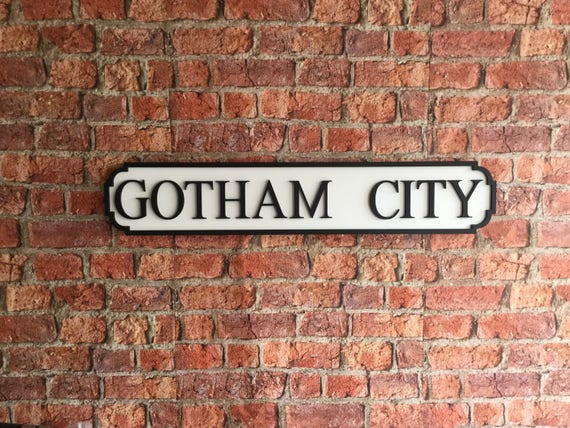 Gotham City Street Signs