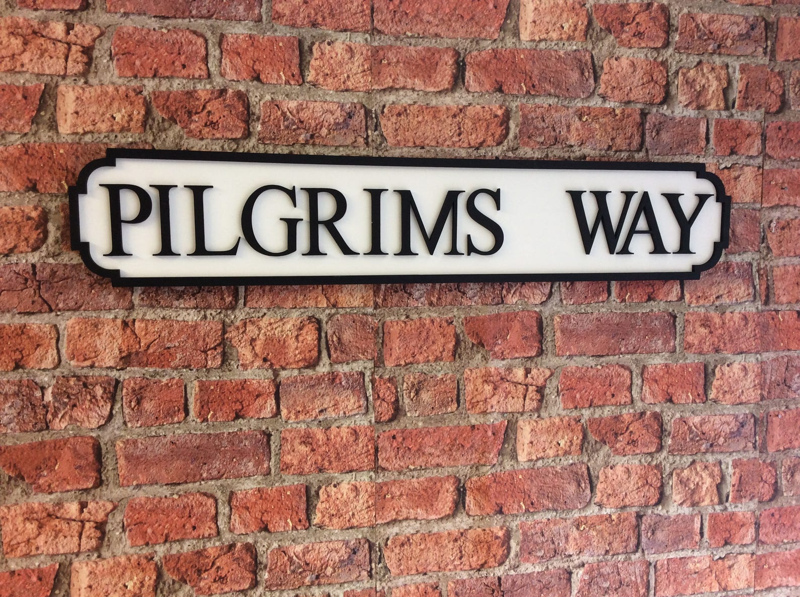 PILGRIMS WAY vintage wooden street road sign - Etsy Italia