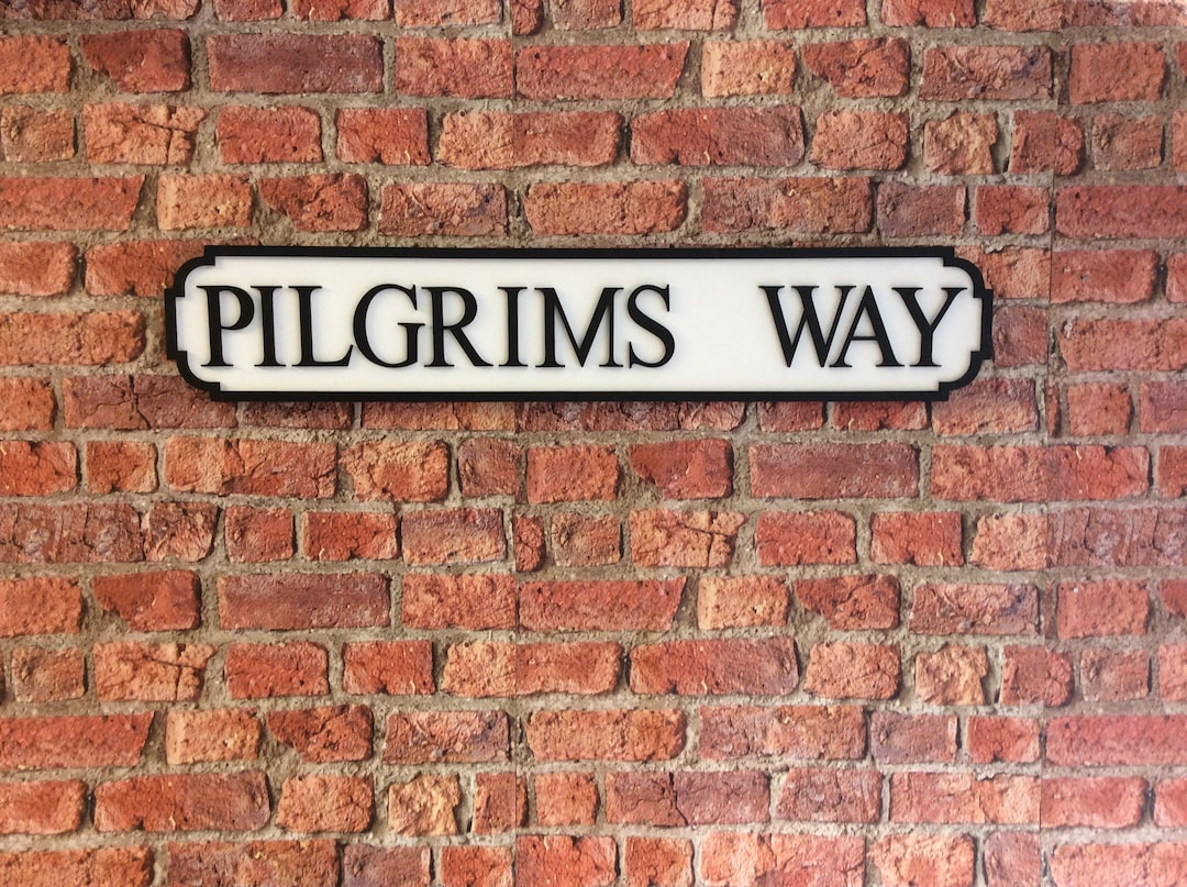 PILGRIMS WAY vintage wooden street road sign - Etsy Italia