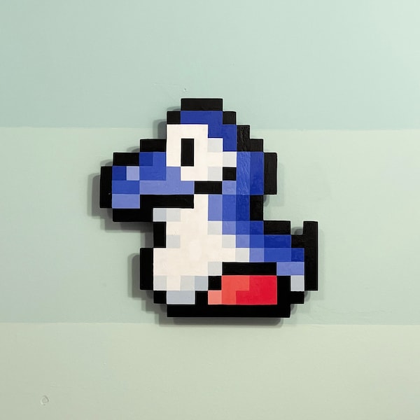 Yoshi Pixel Art - Etsy