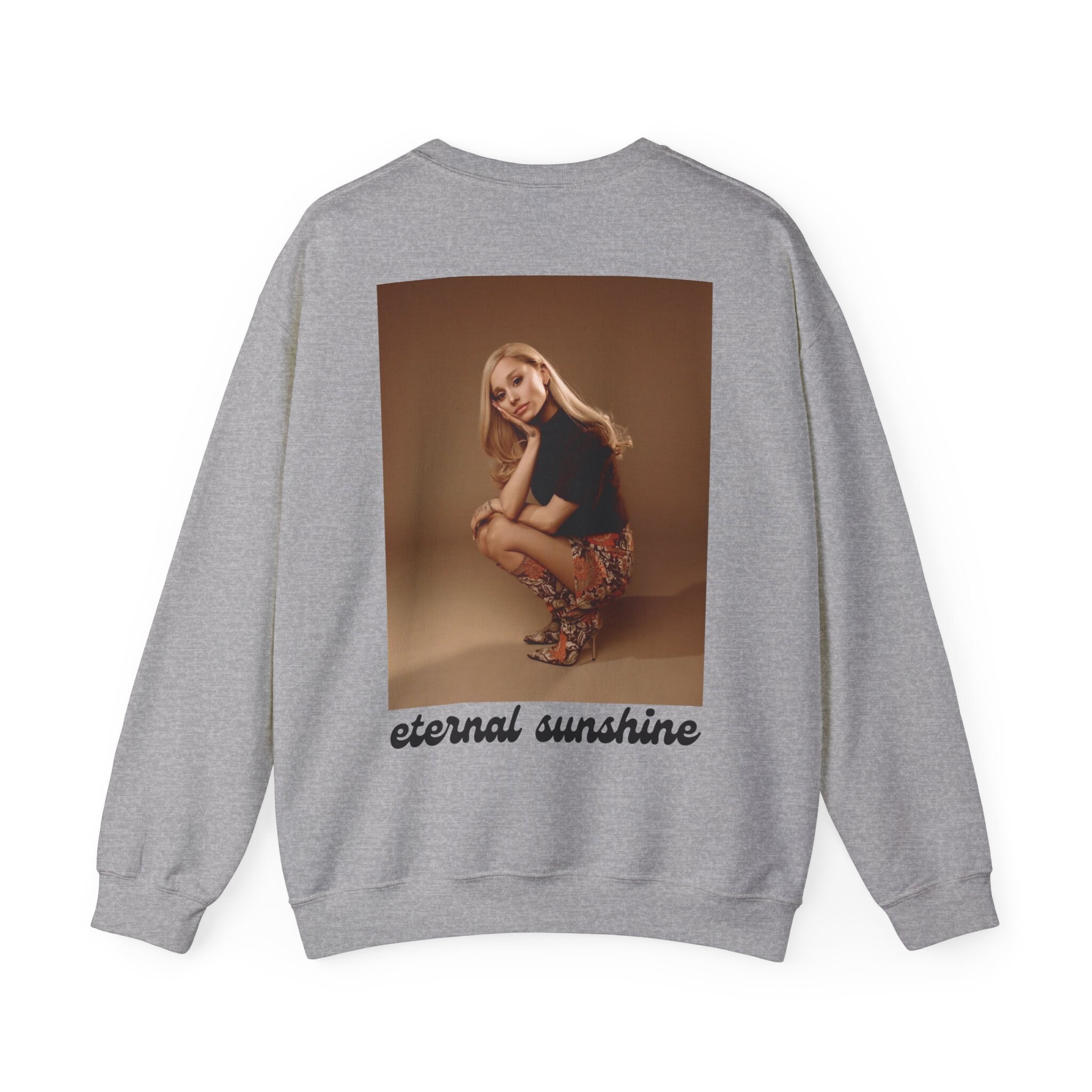 Eternal Sunshine Ariana Grande Crewneck Photo on Back Sweater ...