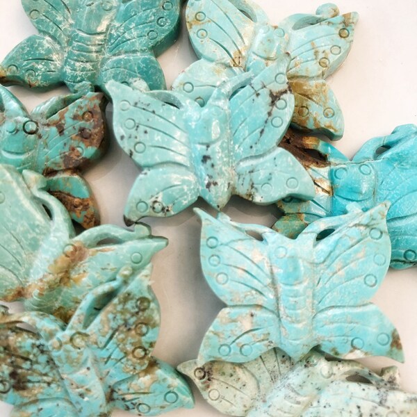 Turquoise Butterfly - Etsy