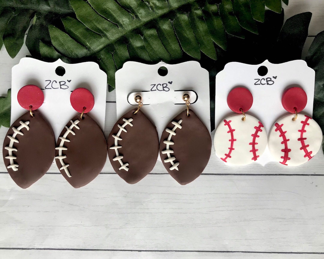 Customizable Team Color Football Baseball Clay - Etsy