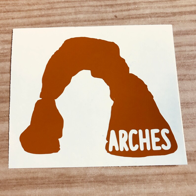 Arches National Park Delicate Arch Vinyl Sticker - Etsy