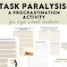 Task Paralysis: an Activity for High School Students Struggling With ...