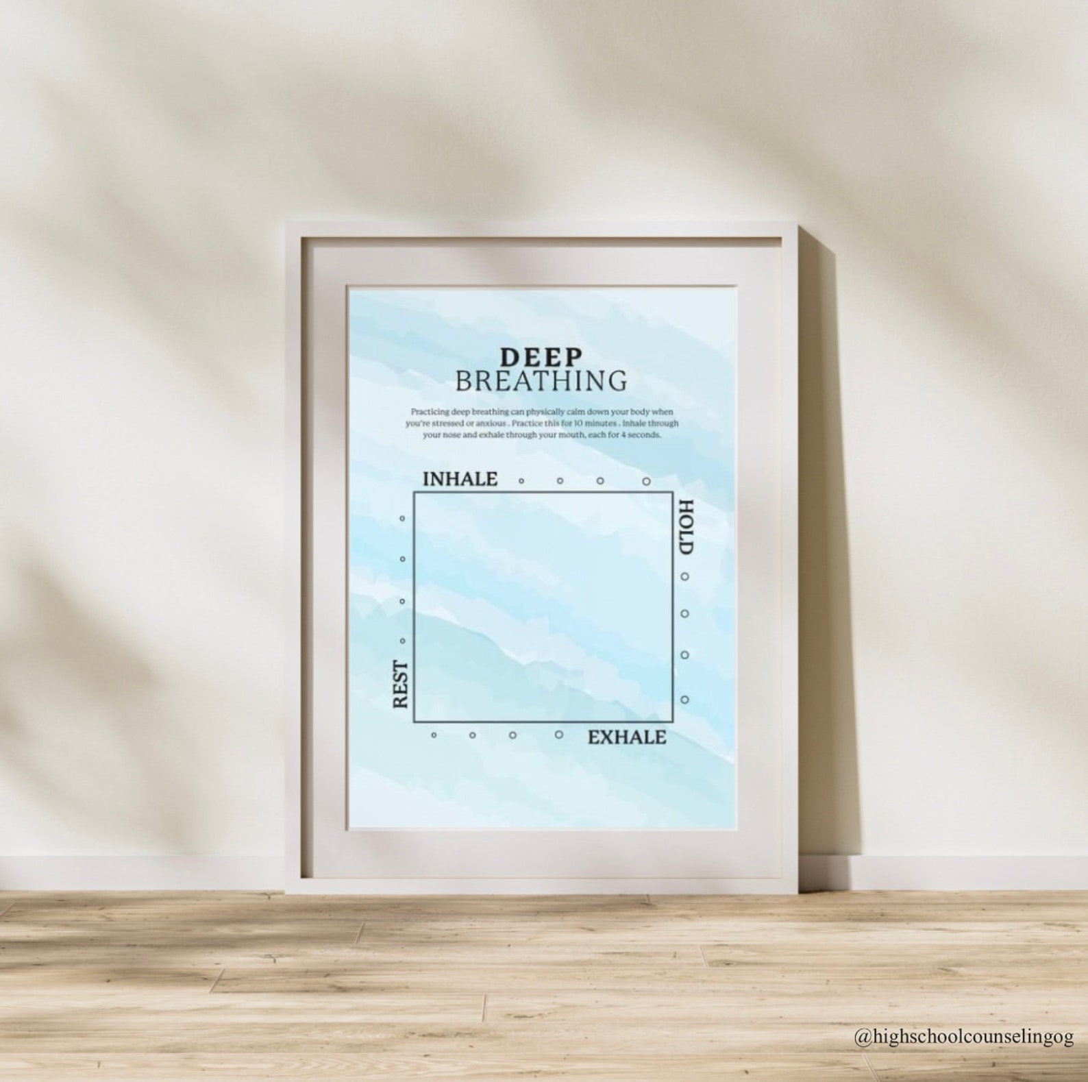 Deep Breathing Handout. Learn Relaxation and How to Calm Your Body With ...
