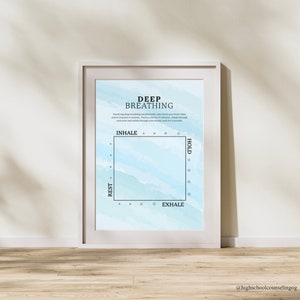 Deep Breathing Handout. Learn Relaxation and How to Calm Your Body With ...