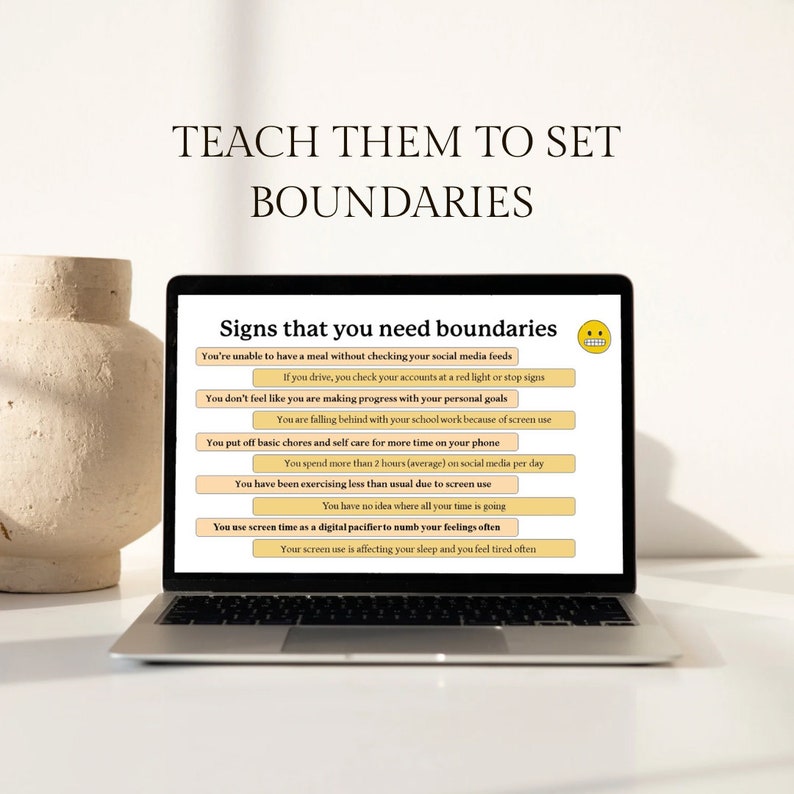 Social Media Boundaries Powerpoint Presentation for High School ...