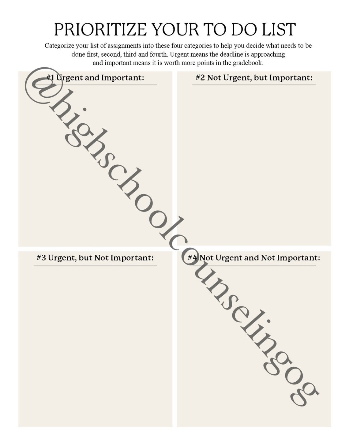 Task Paralysis: an Activity for High School Students Struggling With ...
