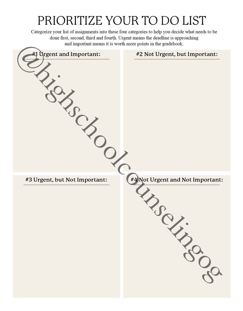 Task Paralysis: an Activity for High School Students Struggling With ...