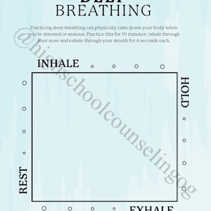 Deep Breathing Handout. Learn Relaxation and How to Calm Your Body With ...