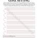 Goal Setting Worksheets for Students, Adults, Anyone! Important Perfect ...