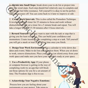 Task Paralysis: an Activity for High School Students Struggling With ...