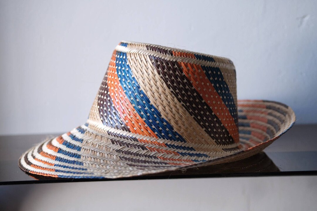 SOMBRERO WAYUU. Wayùu Sun/summer Hat, Handwoven From 100% Mawisa Palm's ...