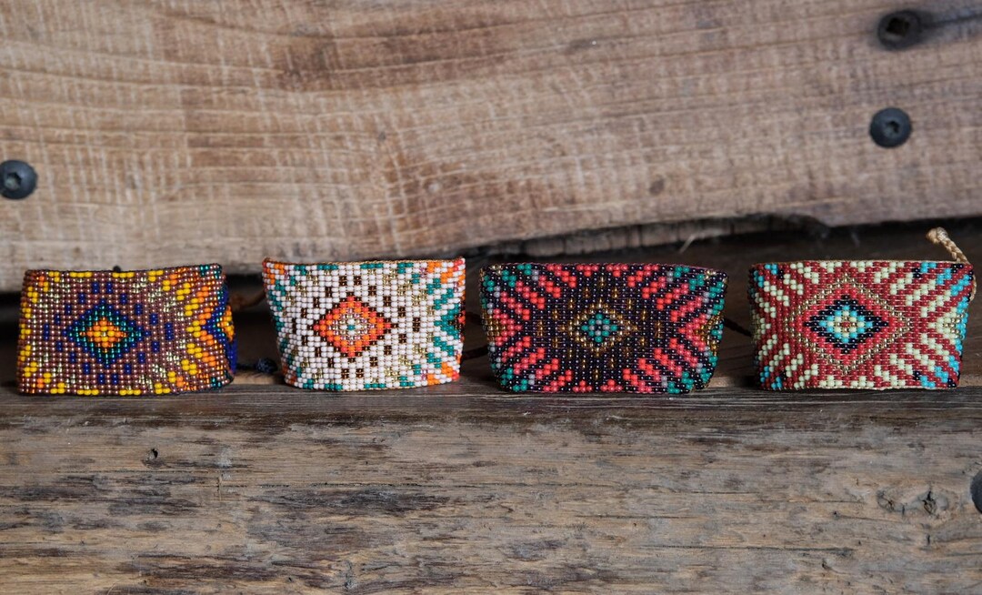 Handmade Beaded Bracelet: INTI Inga Tribe Boho Chic Jewelry - Etsy