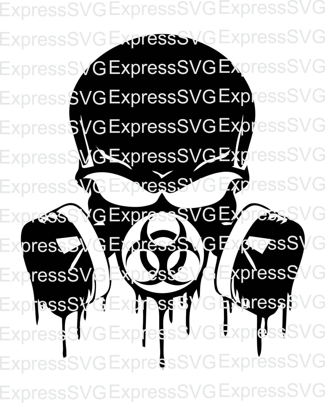 Hazard Skull Digital File, Svg, Cdr, Eps, Png - Etsy