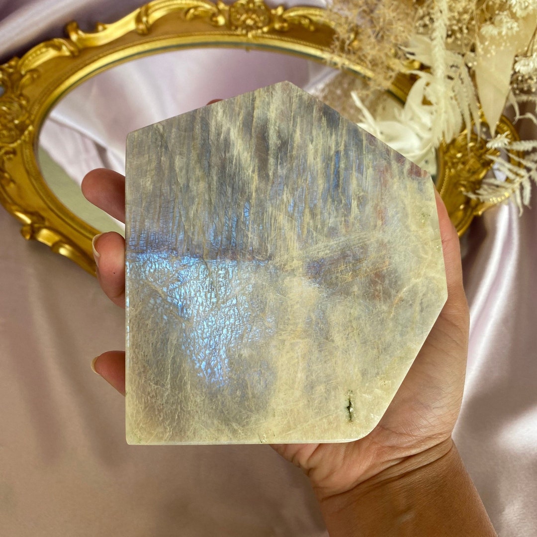 Moonstone Sunstone Crystal Slab, Moonstone Sunstone Stone Healing ...