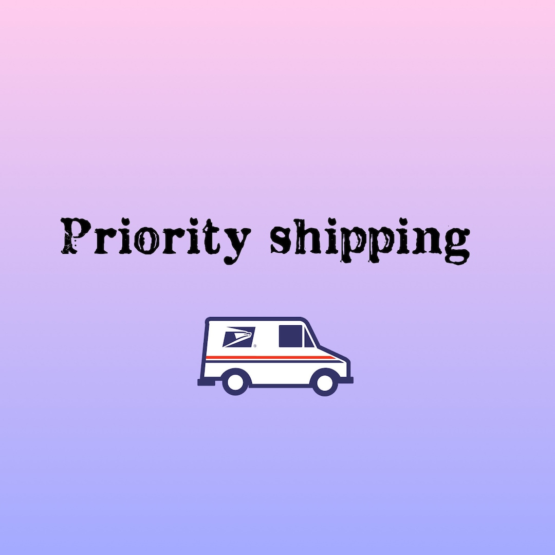 Priority Shipping Add On - Etsy